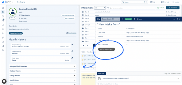 Hint Clinical Feature Update: Intake Forms 2.0